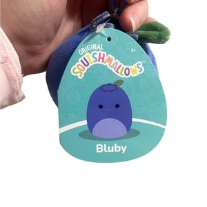 Squishmallows | Toys | Bluby The Blueberry Squishmallow Clip | Poshmark